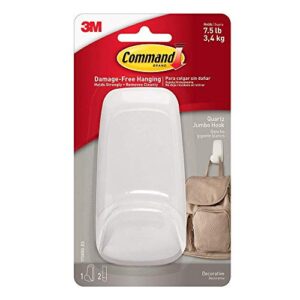 command jumbo hook 588p, quartz, 2-hook