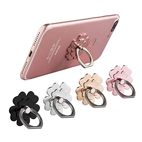 SKYii Cell Phone Ring Stand Finger Ring Holder 360 Rotation Phone Holder Ring Grip Compatible with Apple iPhone Xs Max XR X 8 7 Plus 5 5s Samsung S8 S7 4-Pack