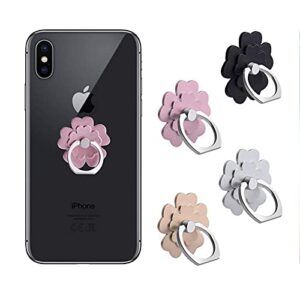 SKYii Cell Phone Ring Stand Finger Ring Holder 360 Rotation Phone Holder Ring Grip Compatible with Apple iPhone Xs Max XR X 8 7 Plus 5 5s Samsung S8 S7 4-Pack