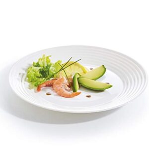 Luminarc Harena 10.5" Dinner Plate, Set of 6, Set, 1, White