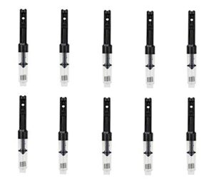 10 pcs fountain pen short converters universal international standard size 2.6mm bore diameter