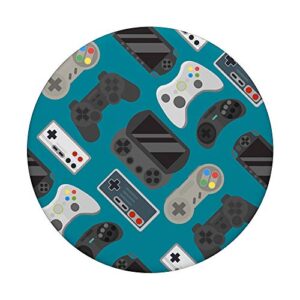 Gaming Controller Pattern For Game Gamer Lover Gift PopSockets PopGrip: Swappable Grip for Phones & Tablets