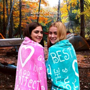 I Love You Throw Blanket, Blanket with Love for Best Friends, Couples, and Family, Perfect Heartfelt Gift for Loved Ones (Pink) - BlankieGram