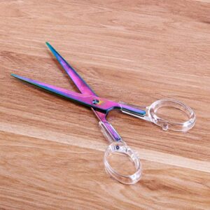 Acrylic Multi Color Office Scissors (7") by DS DRAYMOND STORY - Desktop Stationery (Wife Birthday Gift Ideas)