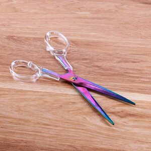 Acrylic Multi Color Office Scissors (7") by DS DRAYMOND STORY - Desktop Stationery (Wife Birthday Gift Ideas)