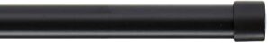 amazon basics 1" curtain rod 36 - 72", black