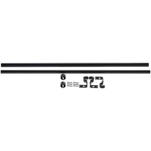 Amazon Basics 1" Curtain Rod 36 - 72", Black