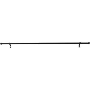 Amazon Basics 1" Curtain Rod 36 - 72", Black