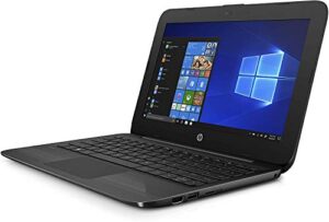 hp stream laptop pc 11.6" intel n4000 4gb ddr4 sdram 32gb emmc includes office 365 personal for one year, jet black