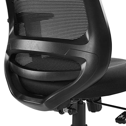 Modway Forge Mesh Adjustable Swivel Computer Desk Office Chair In Black