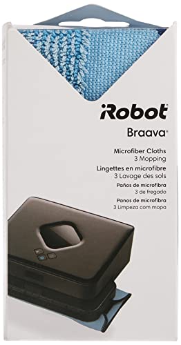 iRobot Braava Authentic Replacement Parts - Braava 300 Series Microfiber Mopping Cloths, Accessories (3-Pack)