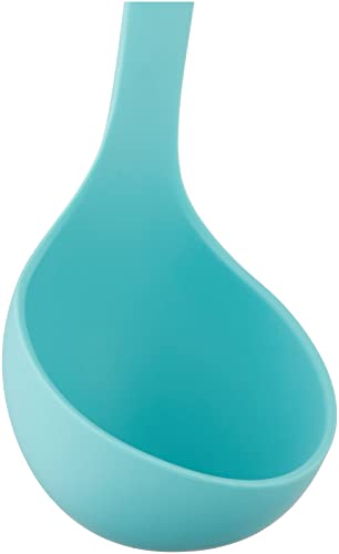 KitchenAid Silicone Ladle, 13 inches, Aqua Sky