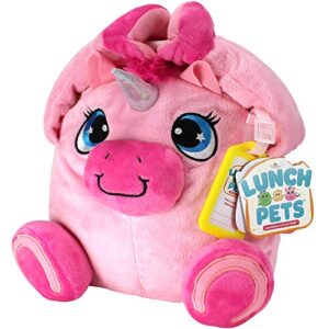 lunch pets insulated kids lunch box – as seen on tv plush animal and lunch box combination - yumicorn