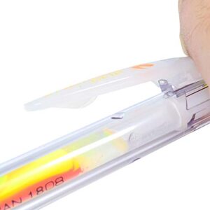 Zebra Sarasa Clip 0.5 Retractable Gel Ink Pen, Rubber Grip, 0.5 mm, Marble Colors, 5 Color Ink, Sticky Notes Value Set