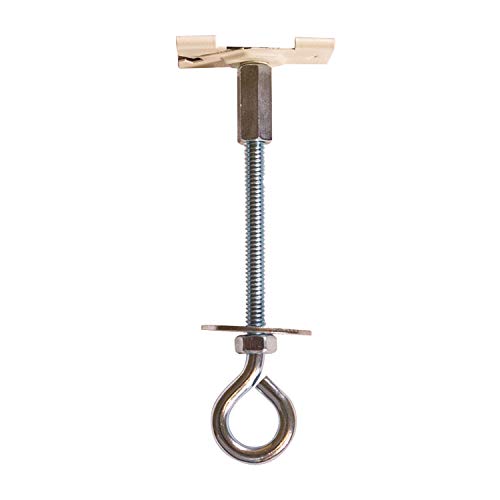 Event Decor Direct X-Clip T Bar Track - 4" Eye Hook Included - Heavy-Duty Ceiling Hook - Ergonomic Design - Ceiling Clip for Lightweight Items - X-Clip with Innovative Design