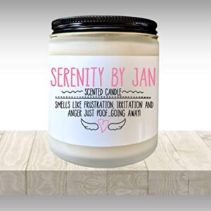 Serenity By Jan Scented Candle The Office Gift The Office TV Show Jan Levinson Funny Holiday Gift