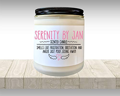 Serenity By Jan Scented Candle The Office Gift The Office TV Show Jan Levinson Funny Holiday Gift