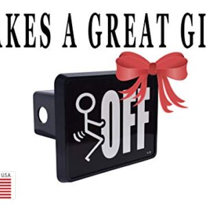 Funny F Off Screw Off Trailer Hitch Cover Plug Gift Idea Car Truck