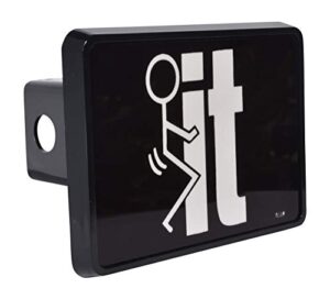 funny f it screw it trailer hitch cover plug gift idea car truck