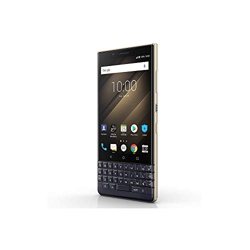 BlackBerry KEY2 LE (Lite) Dual-SIM (64GB, BBE100-4, QWERTY Keypad) (GSM Only, No CDMA) Factory Unlocked 4G Smartphone (Champagne/Gold) - International Version