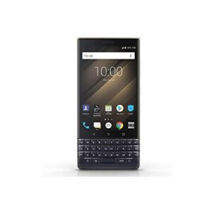 blackberry key2 le (lite) dual-sim (64gb, bbe100-4, qwerty keypad) (gsm only, no cdma) factory unlocked 4g smartphone (champagne/gold) - international version