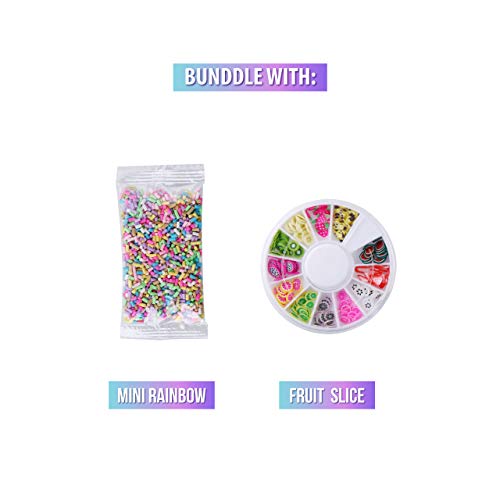 Slime Foam Beads Floam Balls – 18 Pack Pastel Microfoam Beads Kit 0.1-0.14 inch (90,000 Pcs) Micro Colors Rainbow Fruit Beads Craft Add ins DIY Kids Ingredients Flote Microbeads Sprinkles Supplies