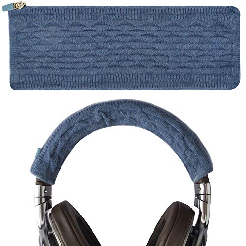 Geekria Knit Fabric Headband Pad Compatible with Sony WH1000XM3, WH1000XM2, MDR1000X, WHCH700N Headphone Replacement Headband/Headband Cushion/Replacement Pad Repair Parts (Blue)