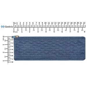 Geekria Knit Fabric Headband Pad Compatible with Sony WH1000XM3, WH1000XM2, MDR1000X, WHCH700N Headphone Replacement Headband/Headband Cushion/Replacement Pad Repair Parts (Blue)