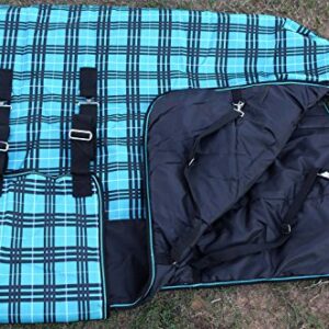 CHALLENGER 70" 1200D Turnout Waterproof Horse Tough Winter Blanket Heavy Belly Band 579B