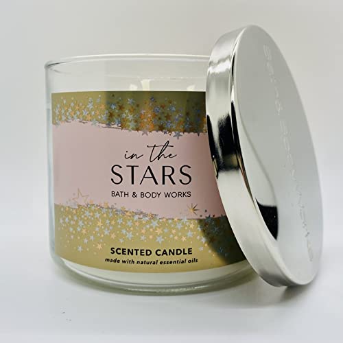 Bath and Body Works NEW In The Stars Scented 3 Wick Candle Winter 2018