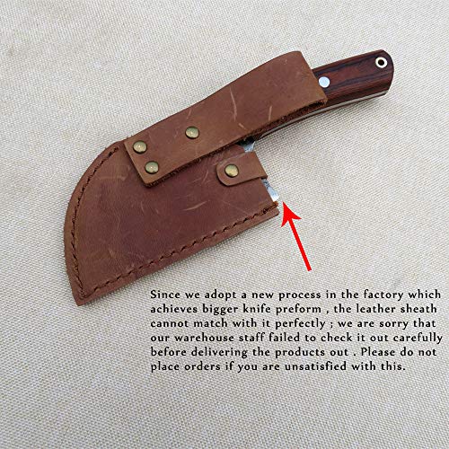 LICAIDAO Chinese kitchen knife Manual forging Kitchen Knife Chef's Meat Cleaver Vegetable Cutter with High Carbon Clad Steel（Mini section）