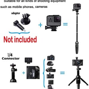 Selfie Stick, 40 inch Extendable Selfie Stick Tripod,Phone Tripod with Wireless Remote Shutter,Group Selfies/Live Streaming/Video Recording Compatible with All Cellphones