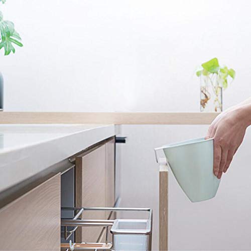 FelixStore Kitchen Multifunction Cupboard Door Hanging Garbage Cans Desktop Rubbish Organize Container Debris Storage Box Trash Bins