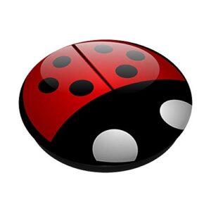 Cute Ladybug Insect PopSockets PopGrip: Swappable Grip for Phones & Tablets