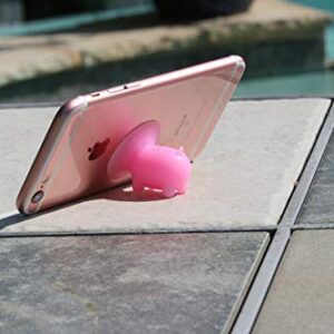 Glow Piggy Cell Phone Stand/Cell Phone Accessory/Glow in The Dark (6-Pack)