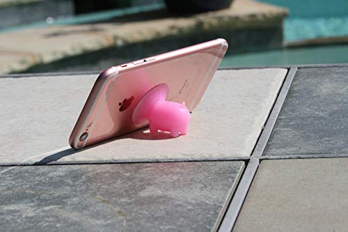 Glow Piggy Cell Phone Stand/Cell Phone Accessory/Glow in The Dark (6-Pack)