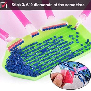 Suptikes 22 Pieces 5D Diamonds Painting Tools and Accessories Kits with Diamond Painting Roller and Diamond Embroidery Box for Diamond Painting Art