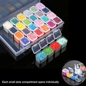 Suptikes 22 Pieces 5D Diamonds Painting Tools and Accessories Kits with Diamond Painting Roller and Diamond Embroidery Box for Diamond Painting Art