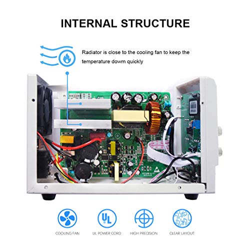 DC Power Supply Adjustable 4-Digital 30V/10A Switching Regulated Power Suppl Single-Output