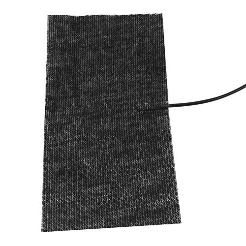 USB Heating Pad 5V Electric Cloth Heater Pad Heating Element for Clothes Seat Pet Warmer 35℃-45℃, 7.87 x 3.94inch Black