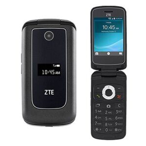 zte cymbal z-320 flip phone unlocked (t-mobile) (renewed)