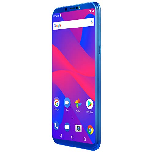 BLU Studio Mega 2018-6.0” HD Unlocked Smartphone with Dual Main Camera -Blue