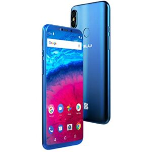 BLU Studio Mega 2018-6.0” HD Unlocked Smartphone with Dual Main Camera -Blue