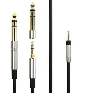 NewFantasia Replacement Audio Upgrade Cable Compatible with Sennheiser HD598, HD558, HD518, HD598 Cs, HD598 SR, HD599, HD569, HD579 Headphones 3meters/9.9feet