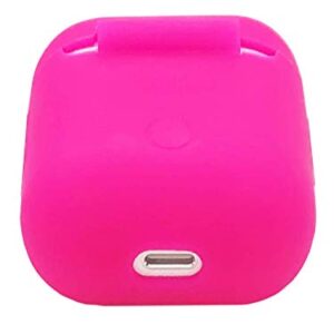 HappyCover Compatible for Airpods Case 2 & 1, Protective Silicone Cover Skin for Airpods Charging Case (Rosy)