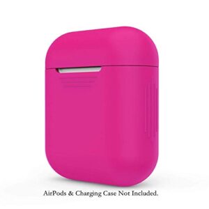 HappyCover Compatible for Airpods Case 2 & 1, Protective Silicone Cover Skin for Airpods Charging Case (Rosy)