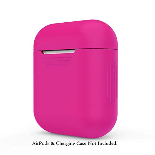 HappyCover Compatible for Airpods Case 2 & 1, Protective Silicone Cover Skin for Airpods Charging Case (Rosy)