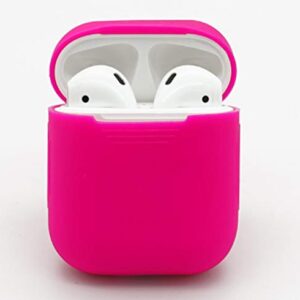 HappyCover Compatible for Airpods Case 2 & 1, Protective Silicone Cover Skin for Airpods Charging Case (Rosy)