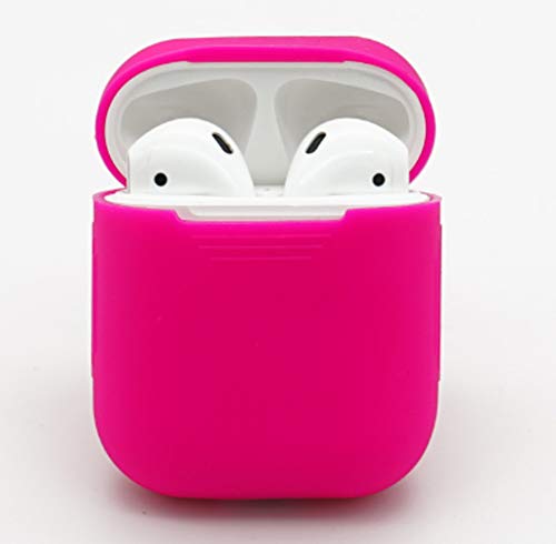 HappyCover Compatible for Airpods Case 2 & 1, Protective Silicone Cover Skin for Airpods Charging Case (Rosy)