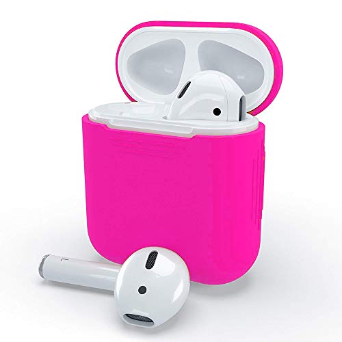 HappyCover Compatible for Airpods Case 2 & 1, Protective Silicone Cover Skin for Airpods Charging Case (Rosy)